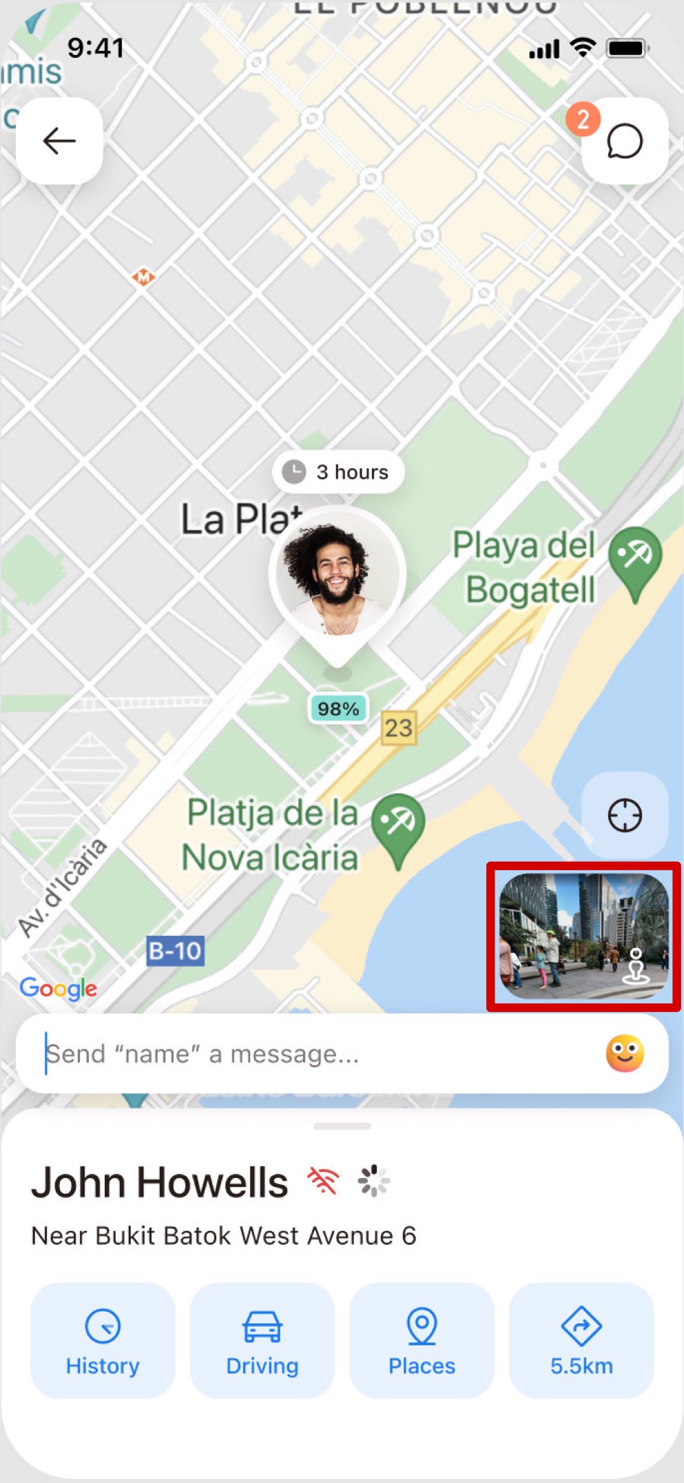 [iOS] What is 'Street View Preview'? – iSharing